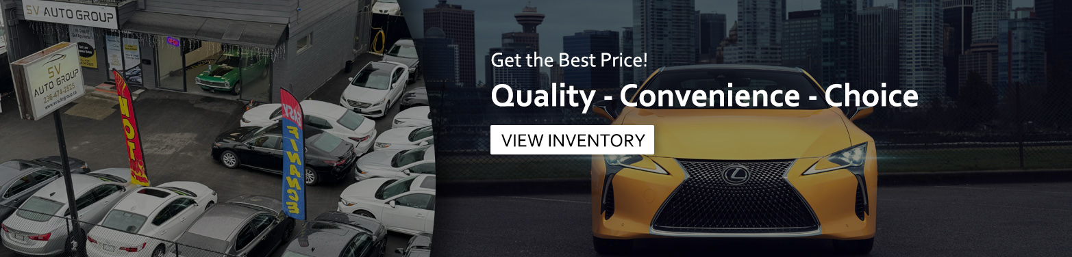 Surrey Used Car Dealer | New and Used Car For Sale | SV Auto Group