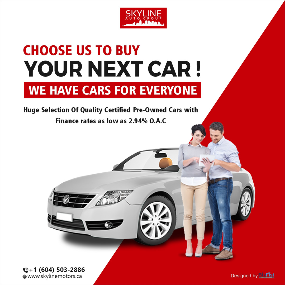 Surrey Used Car Dealer|New and Used Car For Sale|Skyline Auto Group